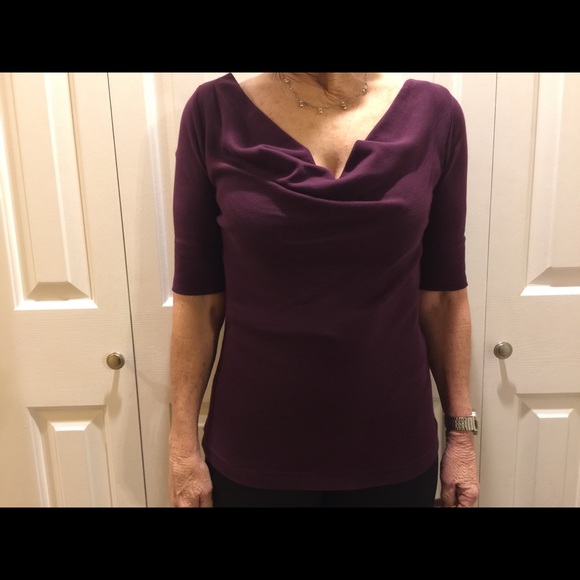 Weston Wear | Tops | Eggplant Purple Fitted Top | Poshmark
